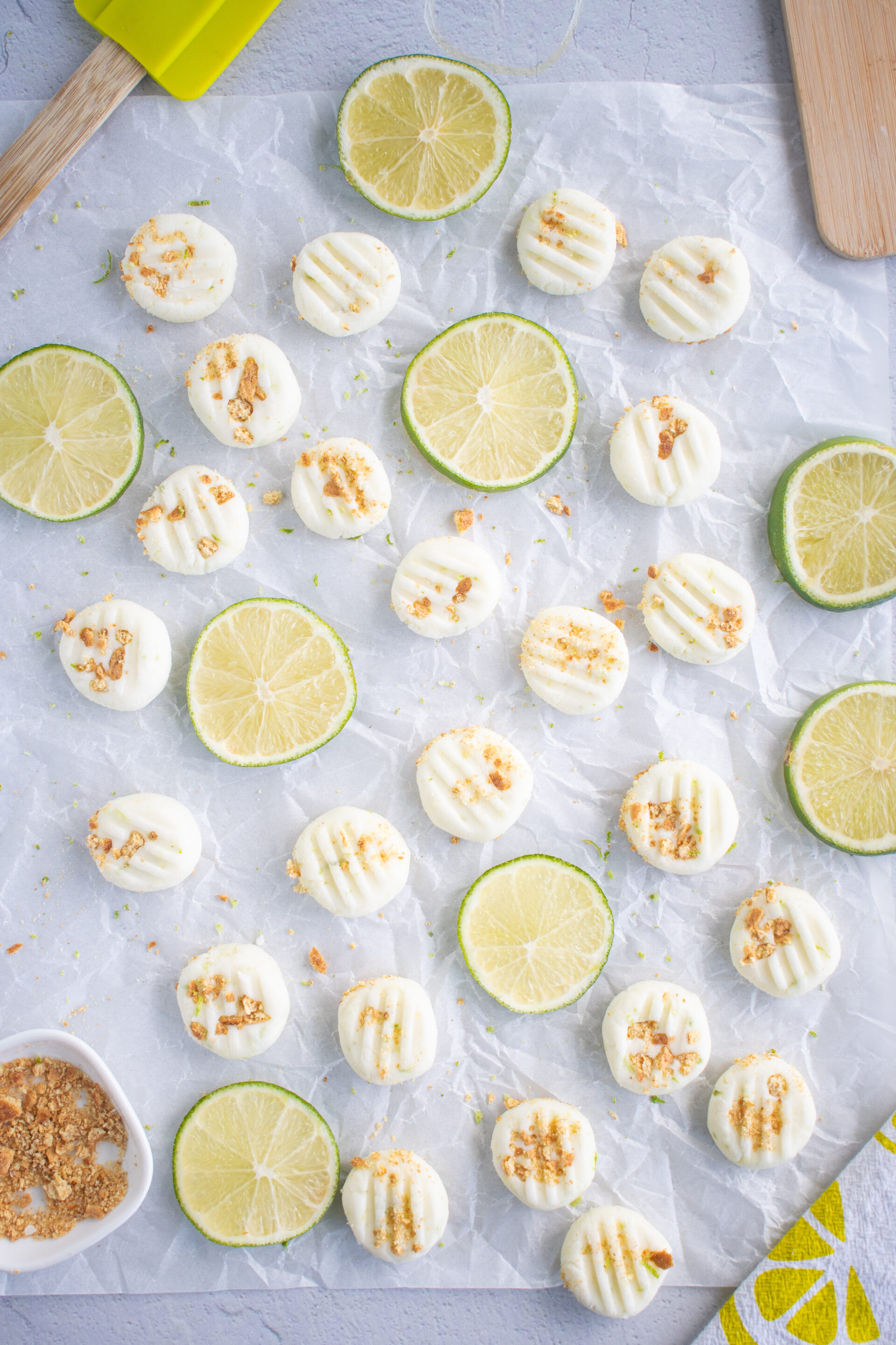 Key-Lime Pie Cream Cheese " Mints" - Make the Best of Everything