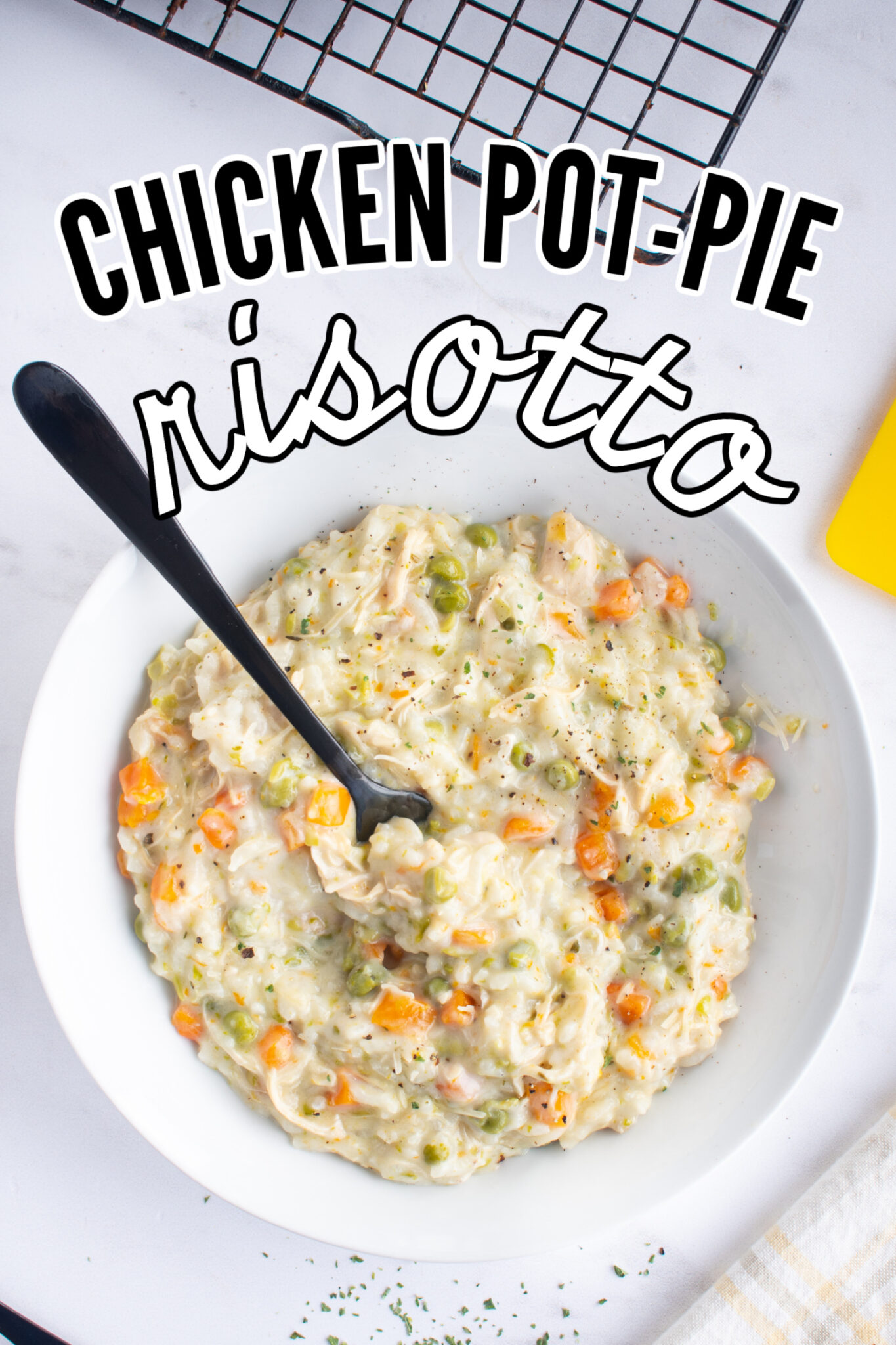 Chicken Pot Pie Risotto - Make the Best of Everything