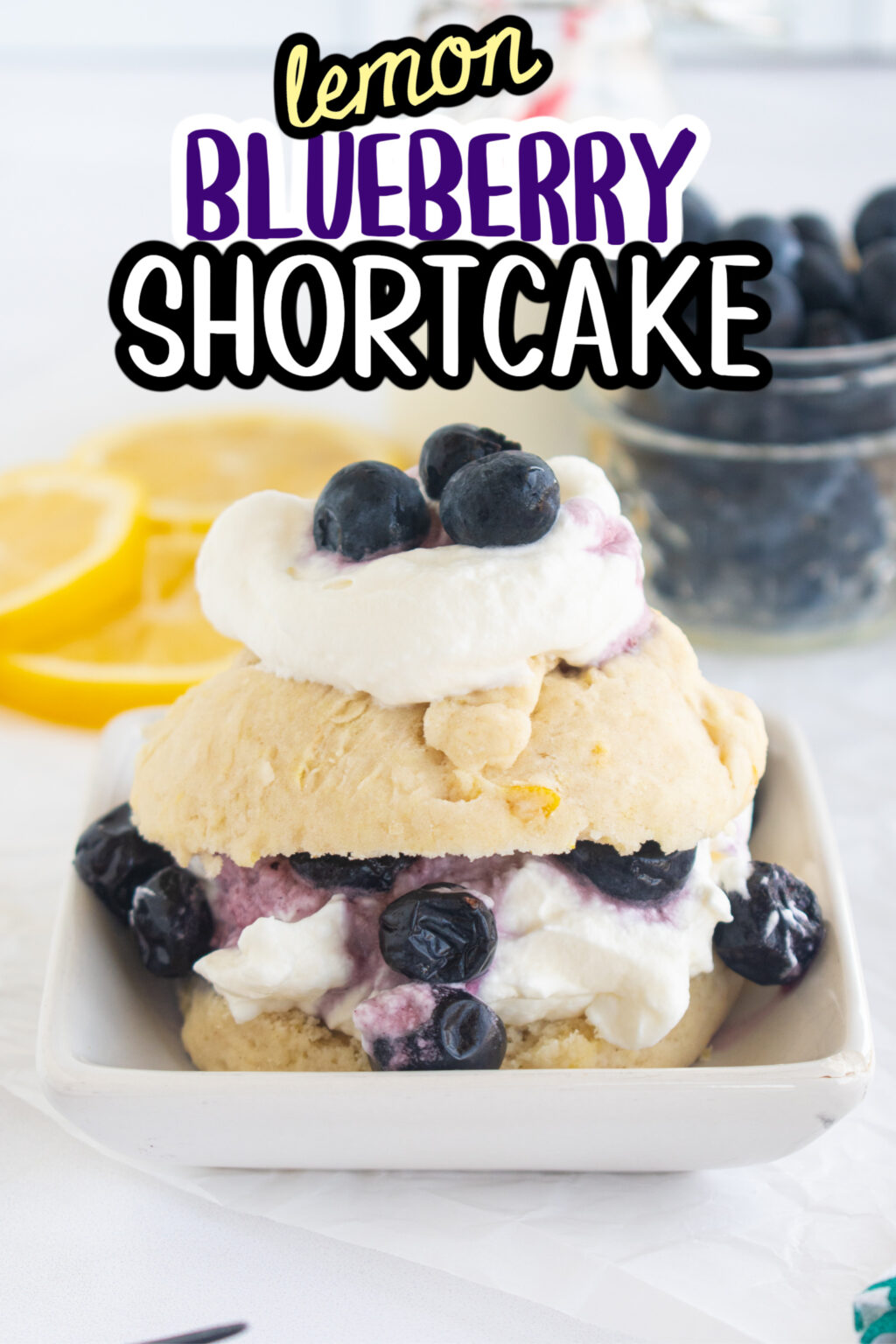 Lemon Blueberry Shortcake - Make the Best of Everything