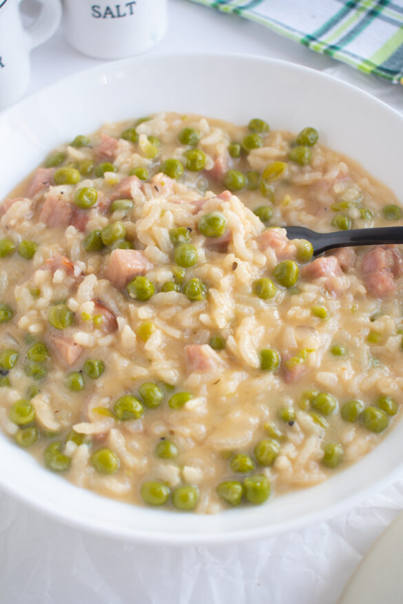 Ham and Peas Risotto - Make the Best of Everything